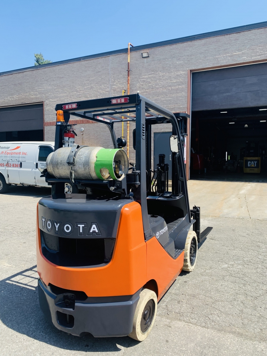 2019 Propane (LP) Toyota Sit Down Rider 8FGCU25 - 123Forklift