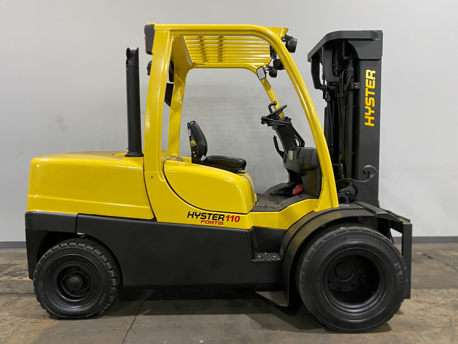 2014 Diesel Hyster Sit Down Rider H110FT - 123Forklift