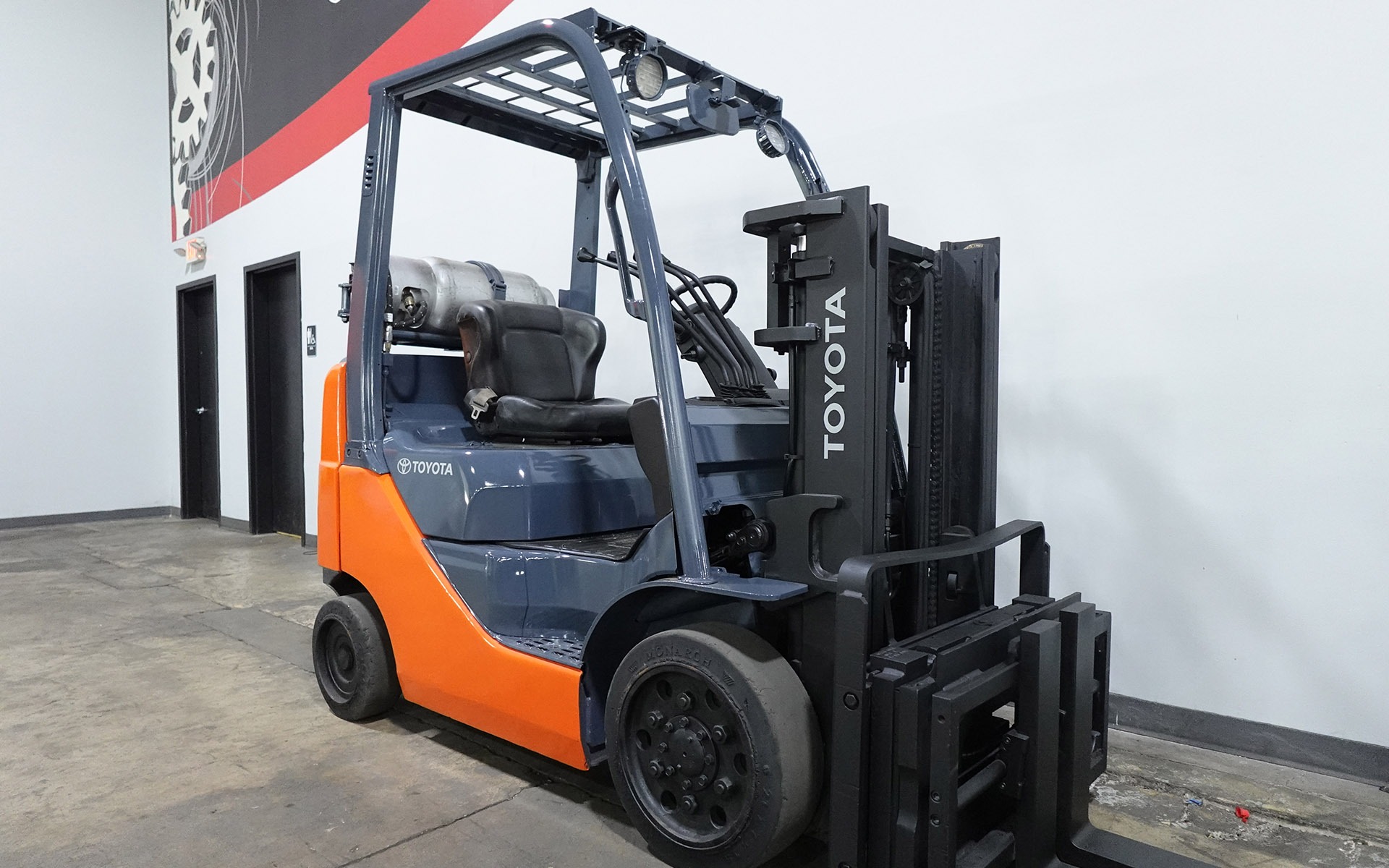 2009 Natural Gas Toyota Sit Down Rider 8FGCU20 - 123Forklift