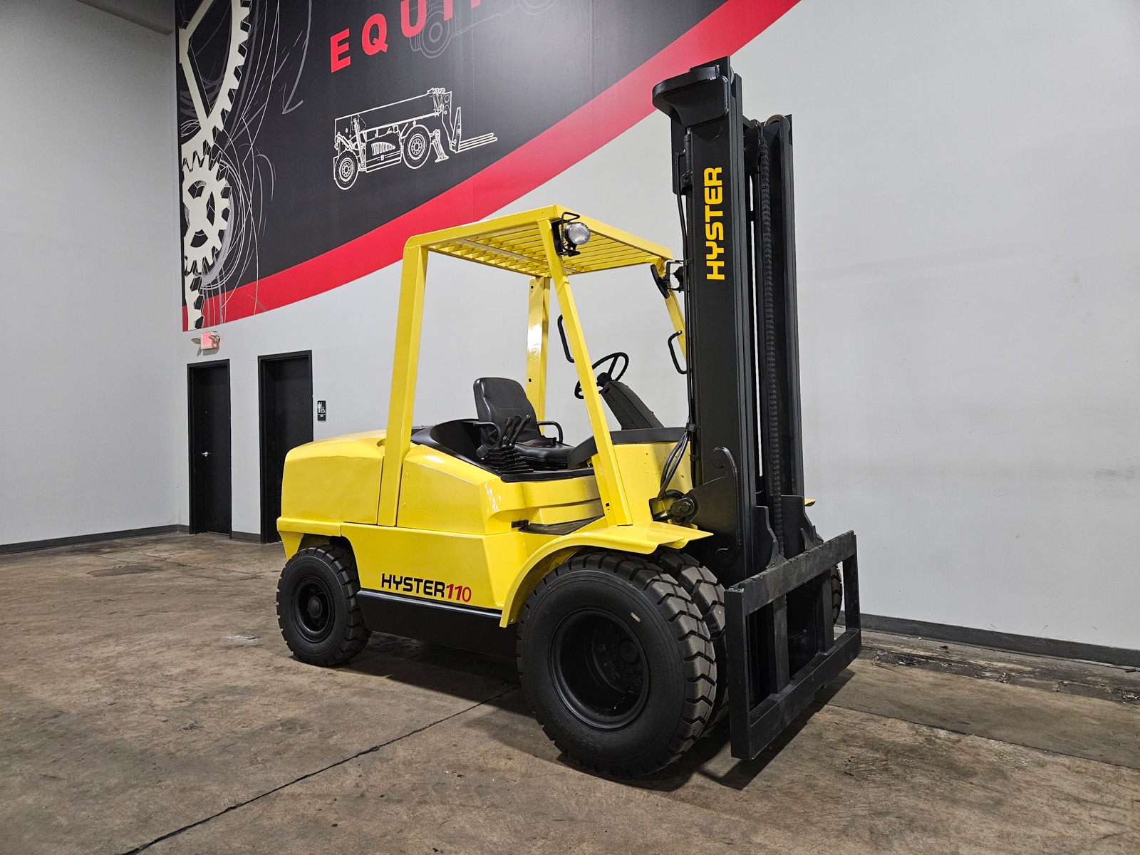 2006 Diesel Hyster Sit Down Rider H110XM - 123Forklift