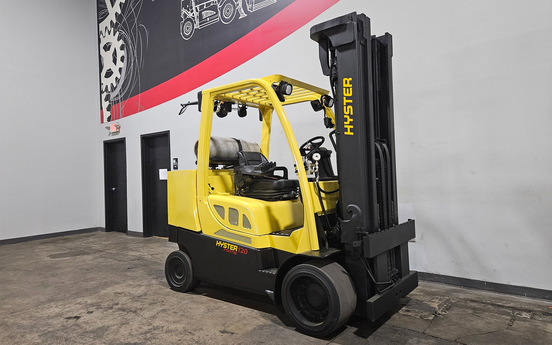 2017 Propane (LP) Hyster Sit Down Rider S120FTPRS - 123Forklift