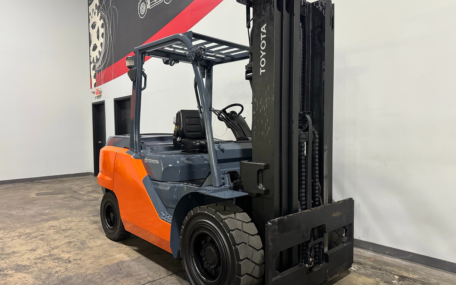 2018 Diesel Toyota Forklifts 8FD50U - 123Forklift